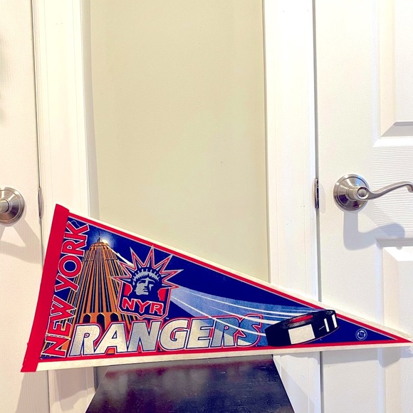 NHL | Wall Decor | Vintage Ny Rangers Felt Pennant | Poshmark